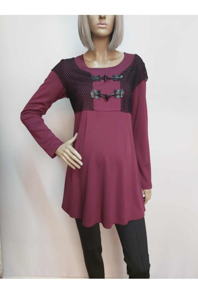 Tria Çoban Düğmeli Fileli Hamilelik Bluz Tria Çoban Düğmeli Fileli Hamilelik Bluz