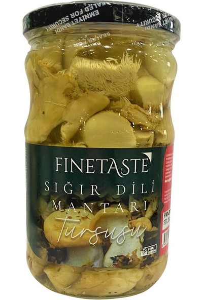 Fıne Taste Sığır Dili Mantarı Turşusu 620 G Fıne Taste Sığır Dili Mantarı Turşusu 620 G