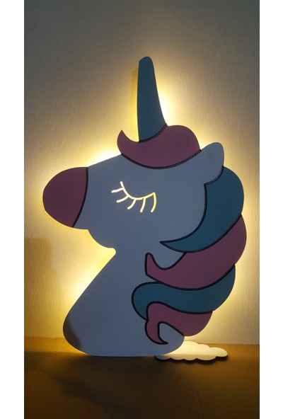 Işıklı Toplar Türkiye Çocuk Odası Dekoratif Ahşap Unicorn Gece Lambası Ledli Aydınlatma Işıklı Toplar Türkiye Çocuk Odası Dekoratif Ahşap Unicorn Gece Lambası Ledli Aydınlatma