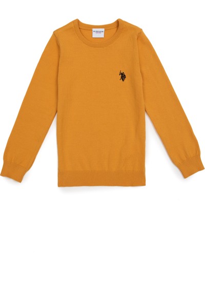 U.S. Polo Assn. Sarı Triko Kazak 50237167-VR072 U.S. Polo Assn. Sarı Triko Kazak 50237167-VR072