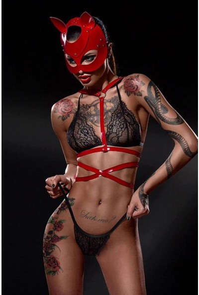 Angels Passion Bele Dolamalı Şık ve Seksi Deri Harness - APFT173