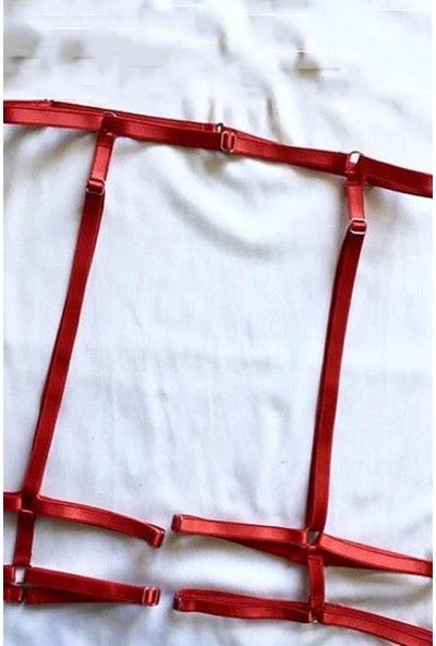 Angels Passion Lastikli Seksi Jartiyer Harness - APFT44