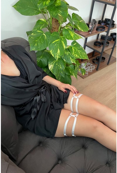 Angels Passion Beyaz Elastik Bacak Bandı Angels Passion Beyaz Elastik Bacak Bandı