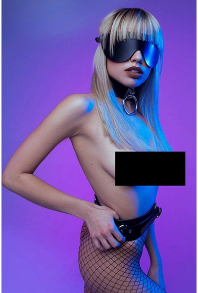 Angels Passion Deri Gözlük Maske - APFT324