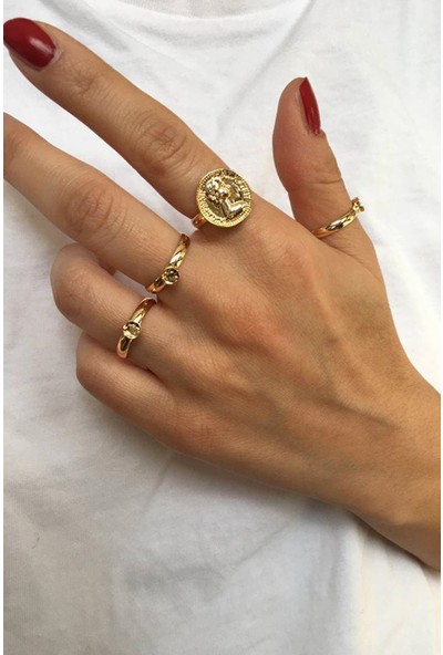 His Takı Çoklu Kombin Yüzük