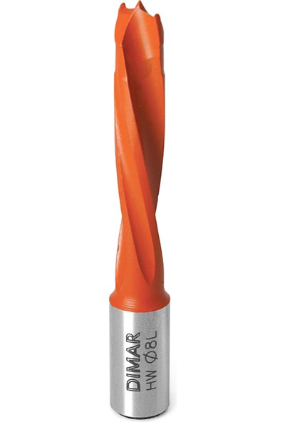 Dimar Matkap Ucu D:8,2 B:30 L:57,5 Düz Uç / Dübel Lh Sol