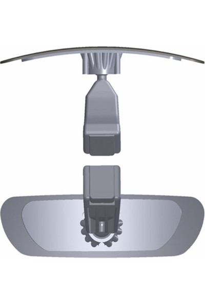 Takgör O-Va Universal Ayna Şahin Ayaklı Iç Dikiz Aynası R320 160X48 mm