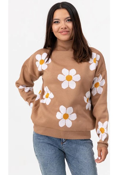 Sewayes Kadın Çiçekli Kazak