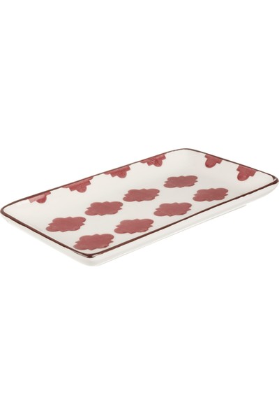 Madame Coco Vie Rouge Oiseau Sunum Tabağı 21 cm