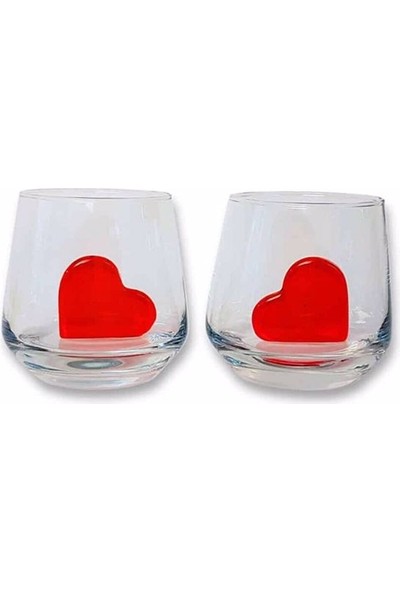 Mutlu Mikrop Kalp Su Bardağı