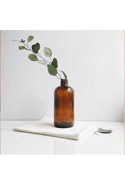 Lofty Amber Cam Vazo Şişe Dekoratif Vazo 500 ml Lofty Amber Cam Vazo Şişe Dekoratif Vazo 500 ml