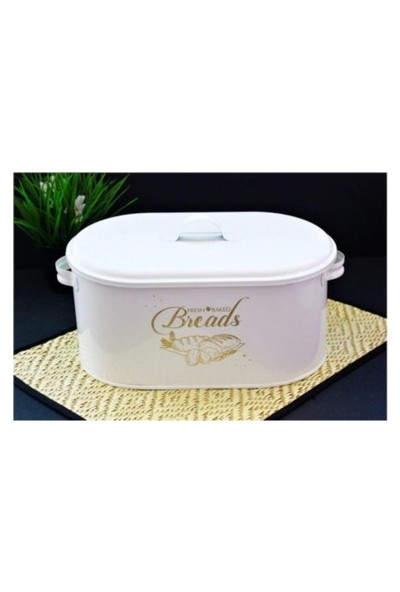 Paçi Beyaz Kapaklı Ekmeklik Metal Paçi Beyaz Kapaklı Ekmeklik Metal