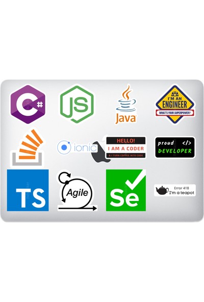 HD Sticker Yazılımcı Laptop Sticker Paket 5 HD Sticker Yazılımcı Laptop Sticker Paket 5