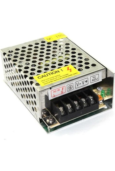 Transformacion 12V 3A Metal Kasa Adaptör 662040