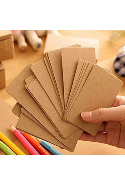 Dekorden Kraft Not Kartı 100 Adet