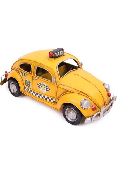 Mikail AVM Dekoratif Metal Araba Taksi Biblo Dekoratif Hediyelik