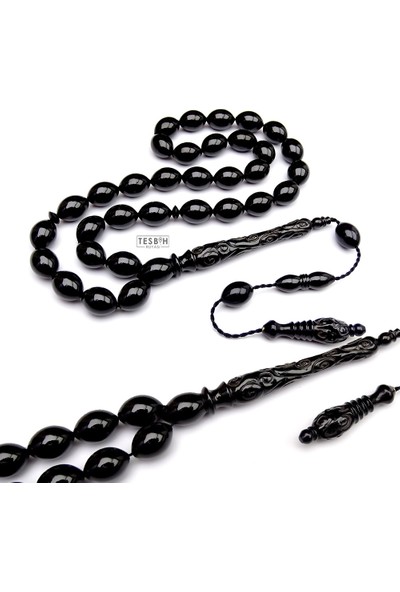 Tesbih Rüyası Özel Nakkaş Tasarım Erzurum Oltu Taşı Tesbih