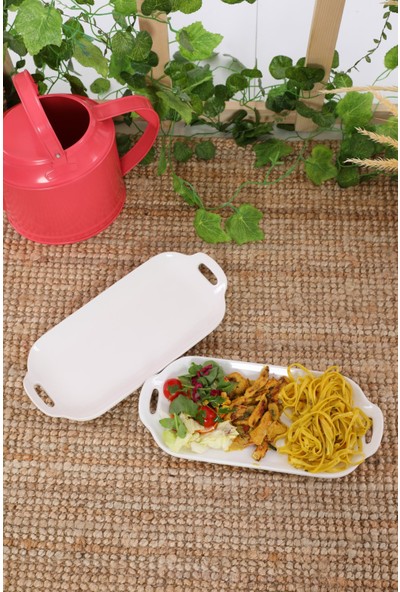 Evimiz Sepette 2'li Orta Boy 31 x 13 cm Tavuk Dünyası Model Servis Tabağı Evimiz Sepette 2'li Orta Boy 31 x 13 cm Tavuk Dünyası Model Servis Tabağı