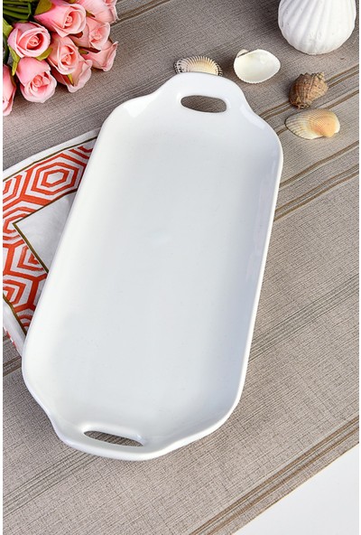 Evimiz Sepette 31 x 13 cm Tavuk Dünyası Model Servis Tabağı Evimiz Sepette 31 x 13 cm Tavuk Dünyası Model Servis Tabağı