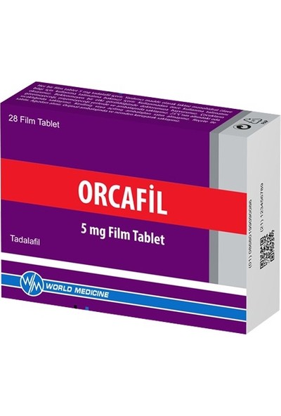 Orcafil-5MG-28TB-GECİKTİRİCİ Tablet