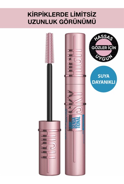 Maybelline New York Lash Sensational Sky High Suya Dayanıklı Waterproof Maskara Maybelline New York Lash Sensational Sky High Suya Dayanıklı Waterproof Maskara
