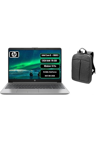 HP 250 G8 İntel Core i3 1005G1 12GB 1 TB SSD MX130 15.6 HP 250 G8 İntel Core i3 1005G1 12GB 1 TB SSD MX130 15.6