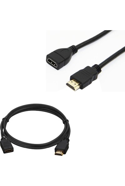 Powermaster Erkek-Dişi Uzatma HDMI Kablo 30 cm Powermaster Erkek-Dişi Uzatma HDMI Kablo 30 cm