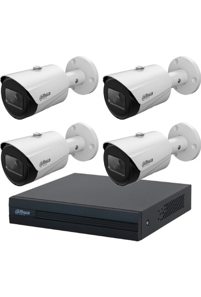 Dahua 2 Mp 4 Kameralı Ip Güvenlik Kamera Seti (Starlight) Dahua 2 Mp 4 Kameralı Ip Güvenlik Kamera Seti (Starlight)