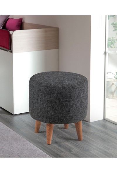 Azzor Decor Viola Ahşap Ayaklı 40 x 40 x 42 Puf