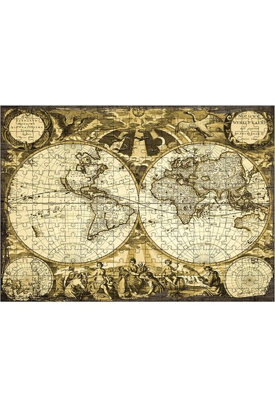 Tablomega Ahşap Mdf Puzzle Yapboz Dünya Haritası 255 Parça 35*50 cm Tablomega Ahşap Mdf Puzzle Yapboz Dünya Haritası 255 Parça 35*50 cm