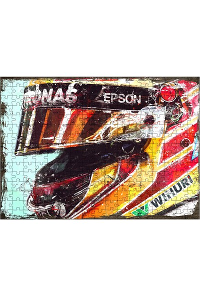 Tablomega Ahşap Mdf Puzzle Yapboz Lewis Hamilton Kask 255 Parça 35*50 cm Tablomega Ahşap Mdf Puzzle Yapboz Lewis Hamilton Kask 255 Parça 35*50 cm