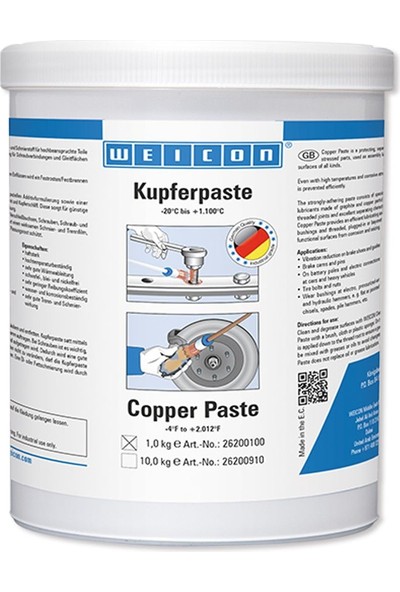 Weıcon Bakır Macunu 1kg