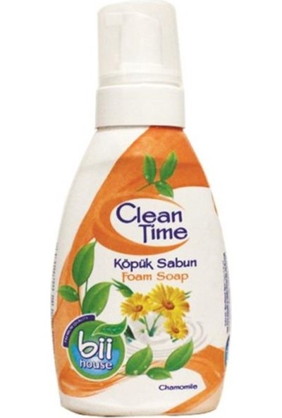 Clean Time Bii House Clean Time Kopuk Sabun 500 Ml Chamomıle Clean Time Bii House Clean Time Kopuk Sabun 500 Ml Chamomıle