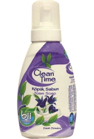 Clean Time Bii House Clean Time Kopuk Sabun 500 Ml Fresh Clean Time Bii House Clean Time Kopuk Sabun 500 Ml Fresh