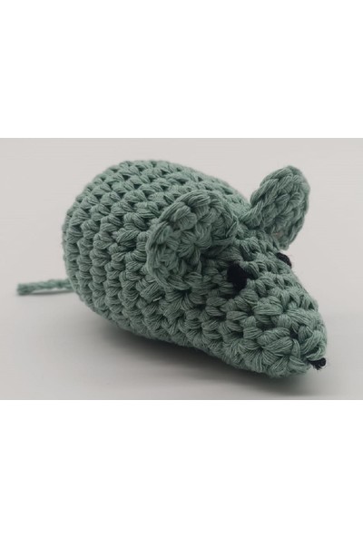 Örgücüm Amigurumi El Örgüsü Fare Figürlü Kedi Oyuncağı