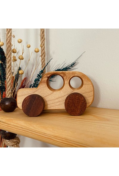 Nurkan Ahşap Oyuncak Araba