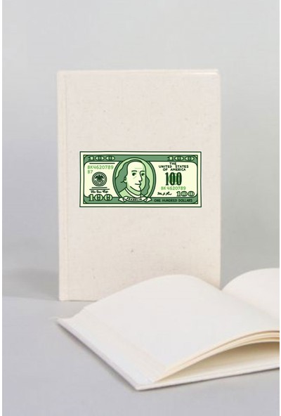 Tişört Kadıköy Kanvas Kapaklı Çizgisiz Not Defteri