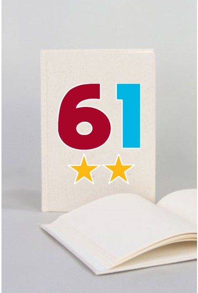 Tişört Kadıköy Kanvas Kapaklı Çizgisiz Not Defteri