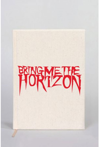 Tişört Kadıköy Kanvas Kapaklı Çizgisiz Not Defteri