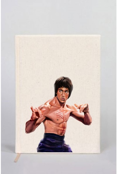 Tişört Kadıköy Kanvas Kapaklı Çizgisiz Not Defteri