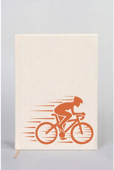 Tişört Kadıköy Kanvas Kapaklı Çizgisiz Not Defteri