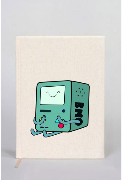 Tişört Kadıköy Kanvas Kapaklı Çizgisiz Not Defteri