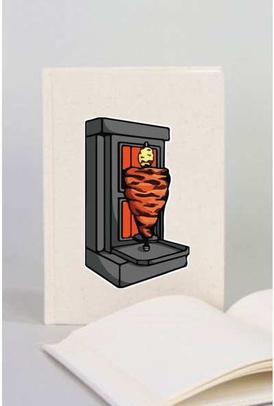 Tişört Kadıköy Kanvas Kapaklı Çizgisiz Not Defteri