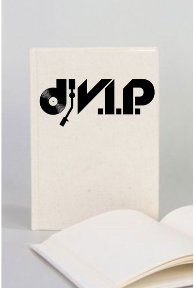 Tişört Kadıköy Kanvas Kapaklı Çizgisiz Not Defteri