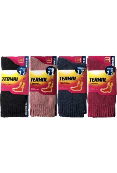 Şirin Kadın Pembe Yüksek Isı Termal Çorap 4 Adet Şirin Kadın Pembe Yüksek Isı Termal Çorap 4 Adet