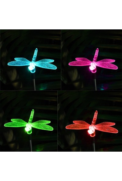 Bernam Solar Yusufçuk Güneş Enerjili Bahçe Lambası Rgb 2 Li Set