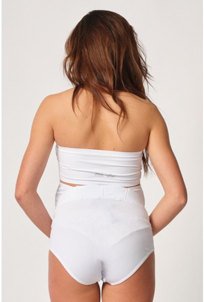 Emay Beyaz Emay 2825 Cotton Hamile Karın Destekleyici Slip Korse Emay Beyaz Emay 2825 Cotton Hamile Karın Destekleyici Slip Korse