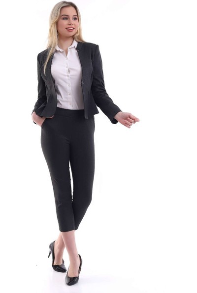 Stil Adventure Stil Adventure-Önü Pileli, Hakim Yaka Pantolonlu Takım ELBISE-SA1114