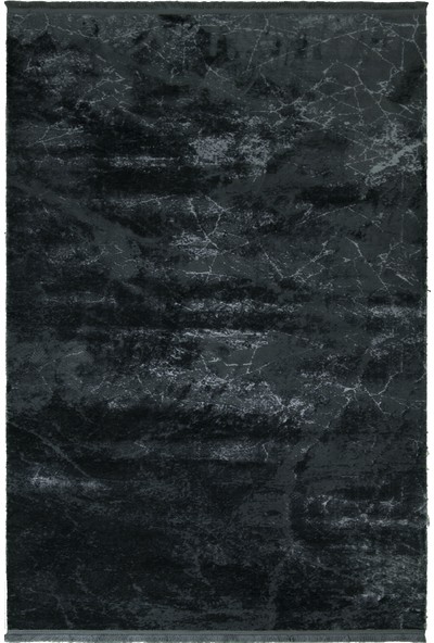 Tuğra Halı Lyon 12610 Siyah Dekoratif Ince Halı