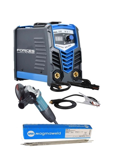 Forces Power Germany Technology Çift Kartlı 201 Amper Invertör Kaynak Makinası +Makita Taşlama Forces Power Germany Technology Çift Kartlı 201 Amper Invertör Kaynak Makinası +Makita Taşlama